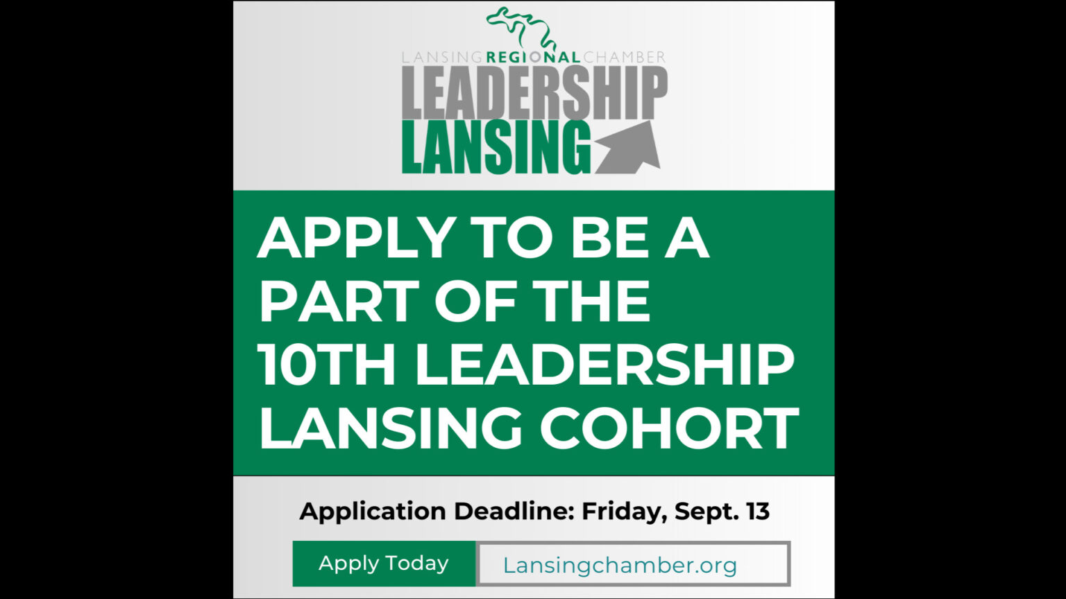 Applications Now Open for the 10th Cohort of Leadership Lansing - Lansing Regional Chamber of ...