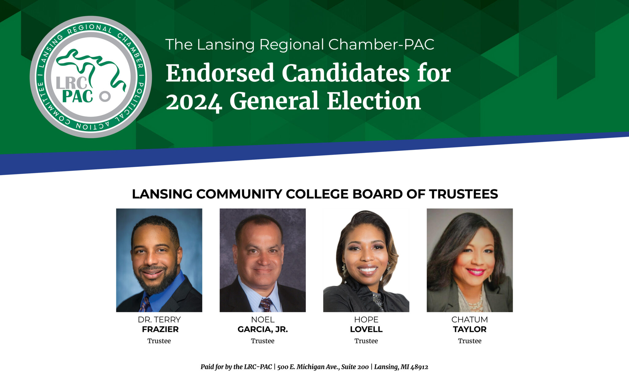Lansing Regional Chamber-Political Action Committee Announces Endorsements for Lansing Community ...