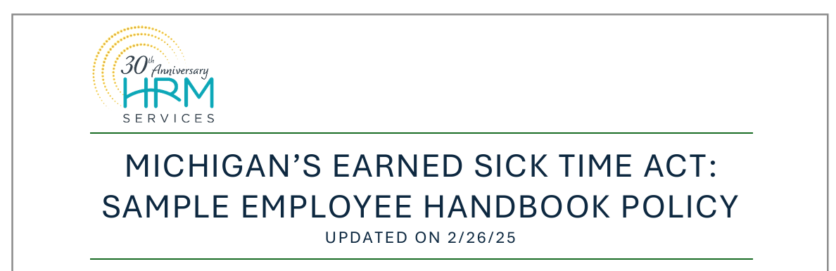 Paid Sick Leave & Minimum Wage Update - Lansing Regional Chamber of ...